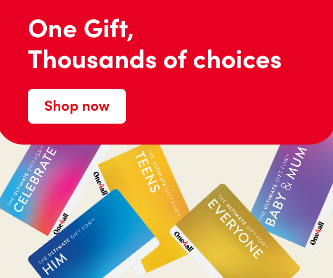 One4All.com.au - Ultimate Gift Cards powered by One4All.